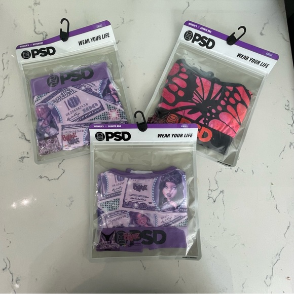 PSD | Intimates & Sleepwear | Psd Nwt Sports Bra Boyshort Bundle S ...